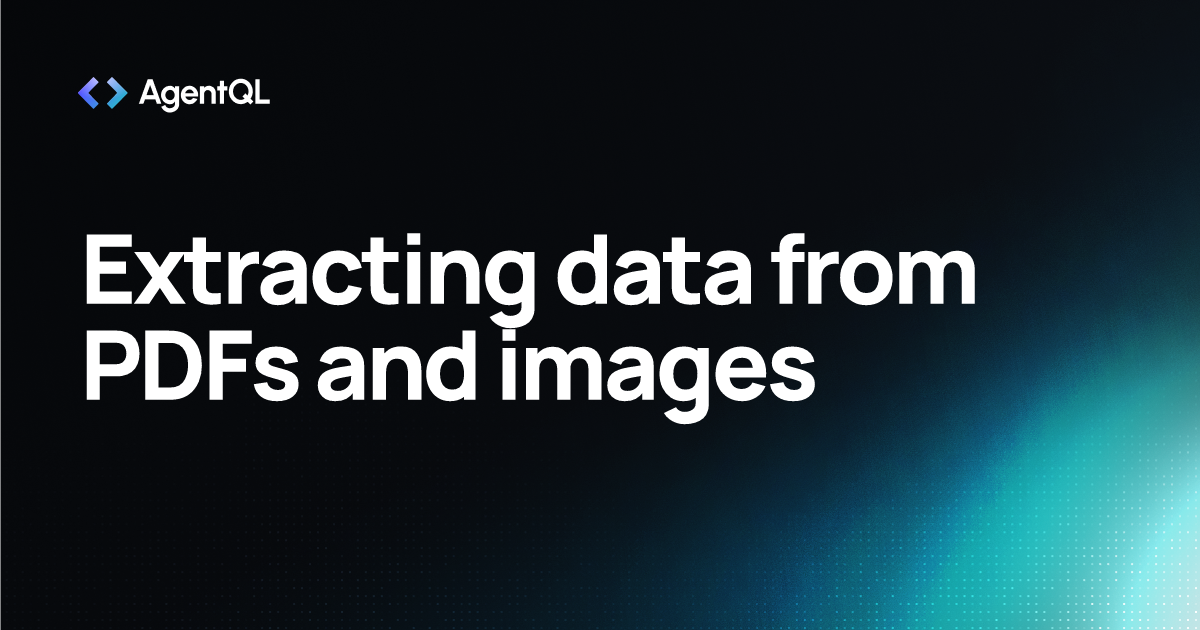 Extracting data from PDFs and image files with AgentQL | AgentQL Extracting data from PDFs and image files with AgentQL | AgentQL